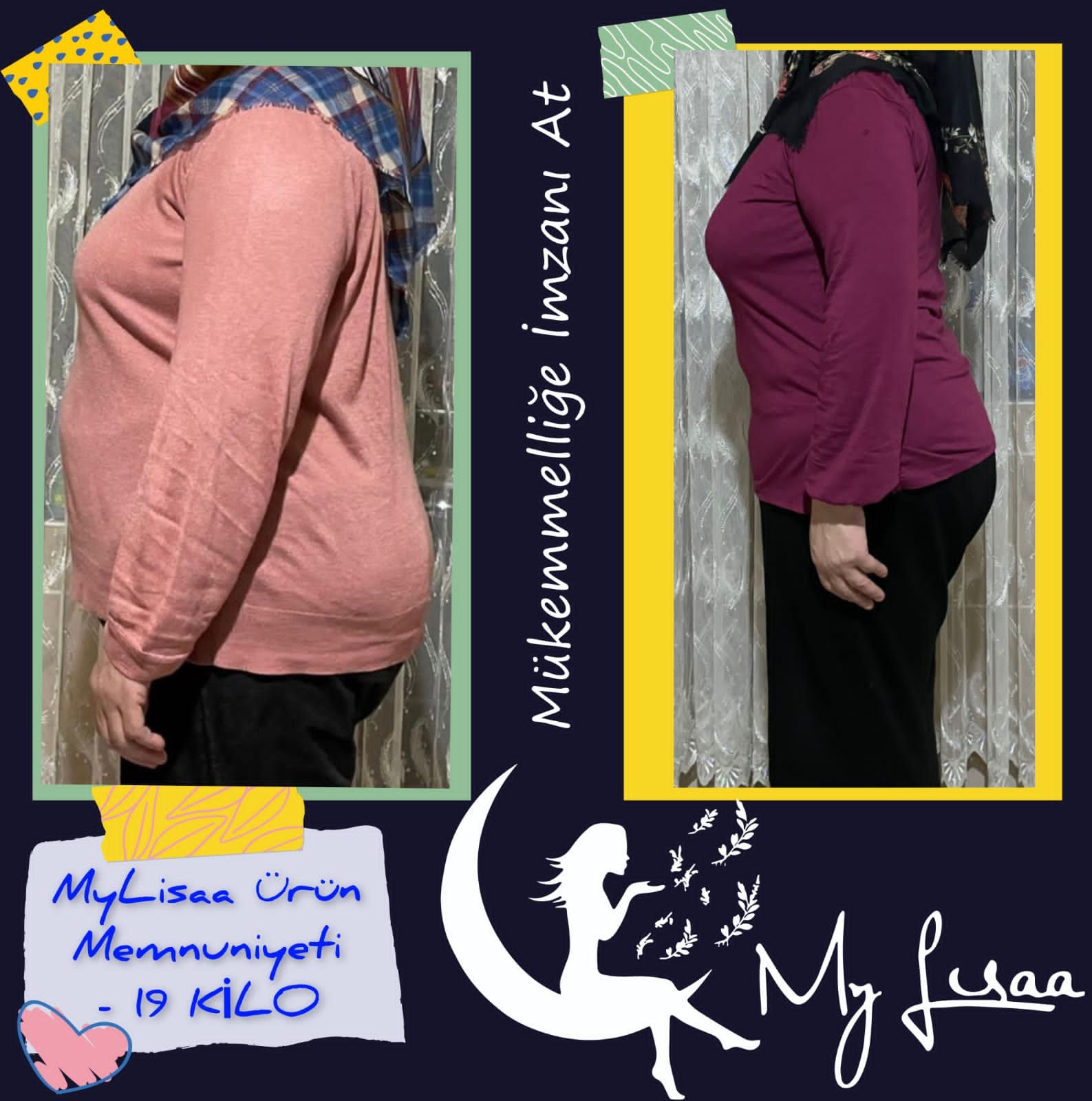 نتائج العملاء لشركة ماي ليزا لبيع منتجات الرشاقة | My lisaa